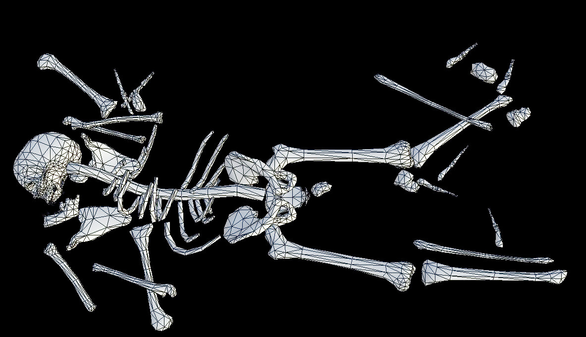 ArtStation - Dead Skeleton - PBR - Textured | Game Assets