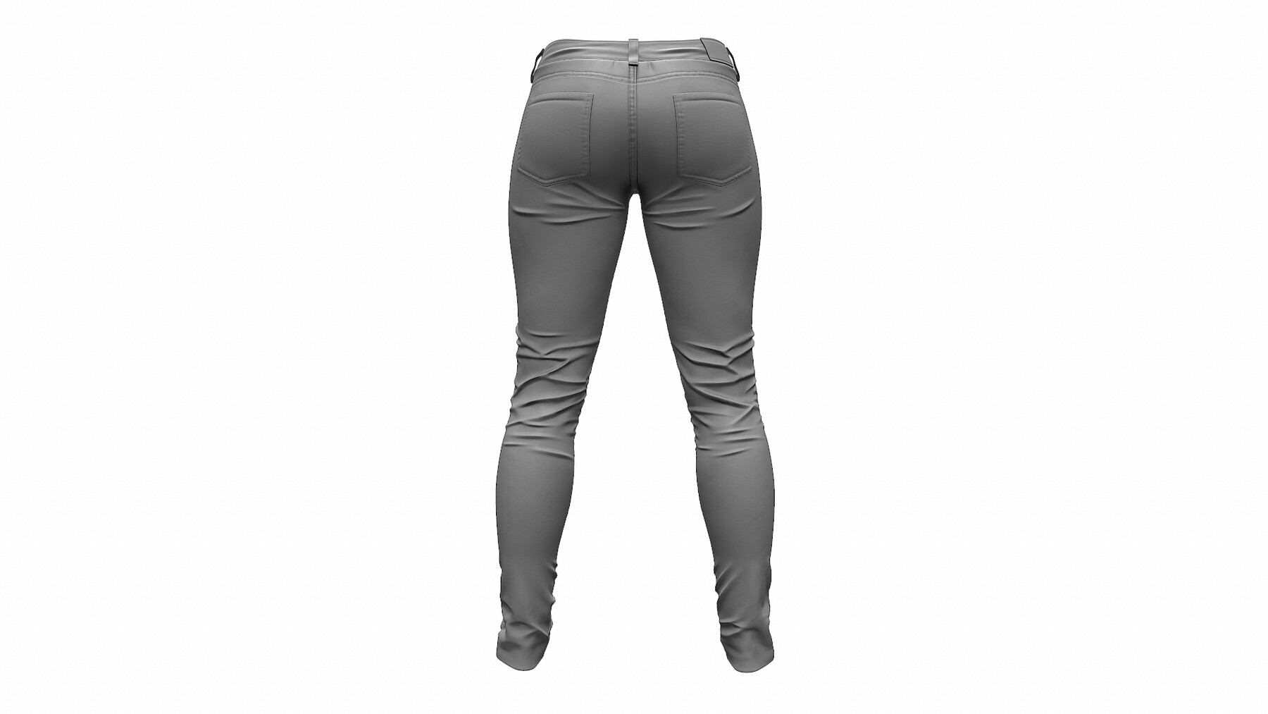 ArtStation - Female Jeans Pants High Poly 3d model (ZTL/OBJ) | Resources