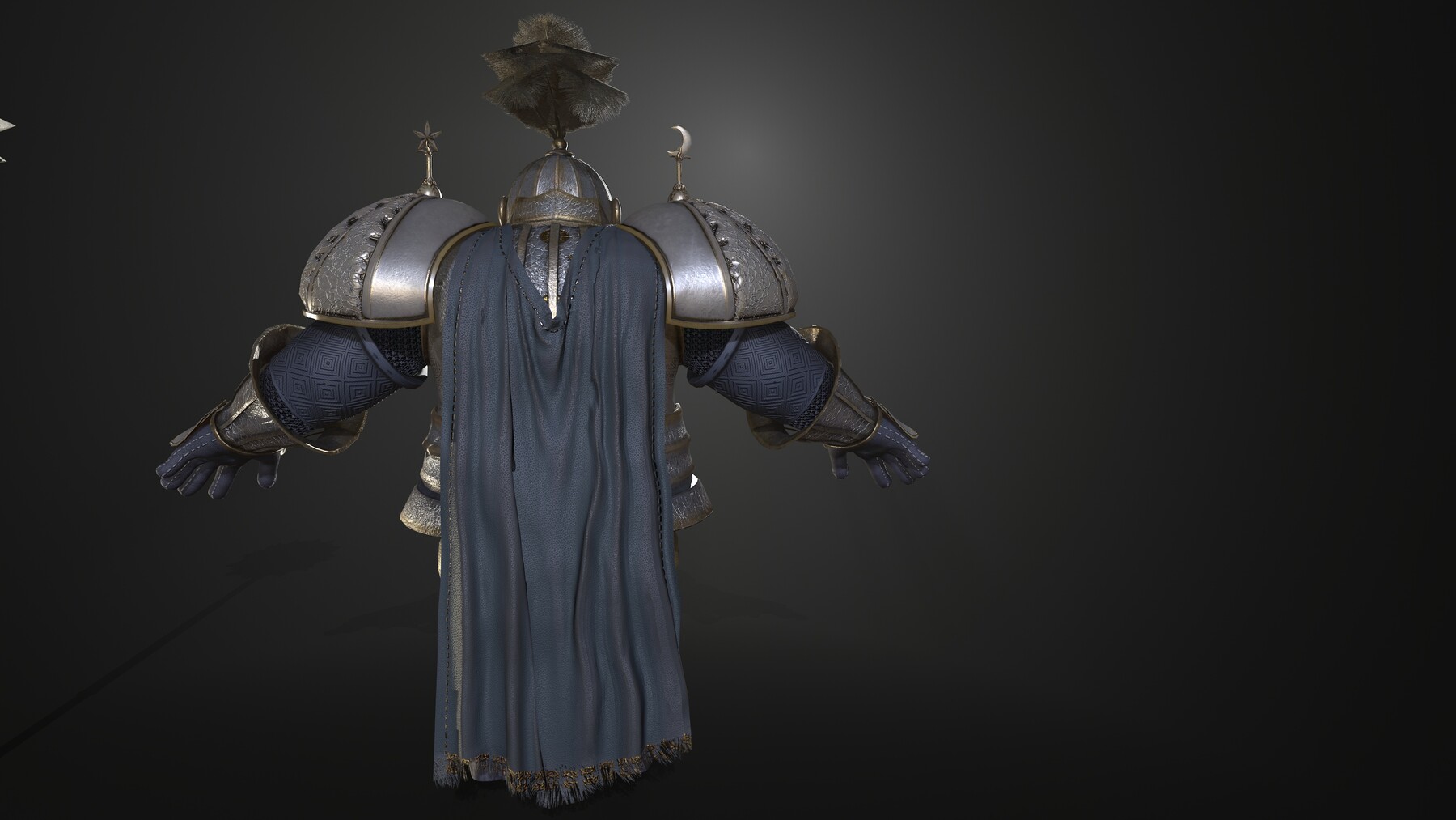 ArtStation - Rottund knight Low-poly 3D model | Game Assets