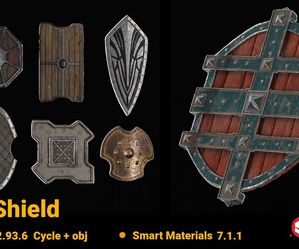ArtStation - 20 Shield | Game Assets