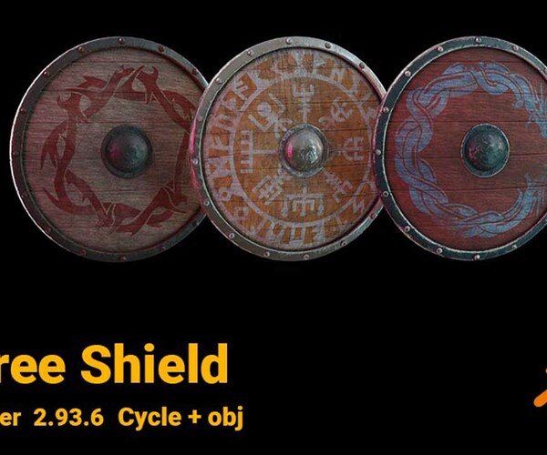 ArtStation - 3 Shield_Free | Game Assets