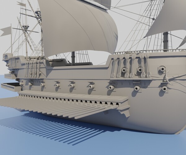 ArtStation - Galleon Model | Resources