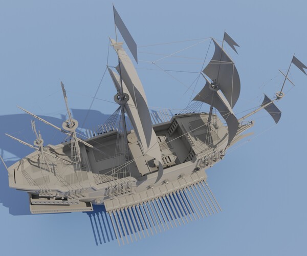 ArtStation - Galleon Model | Resources