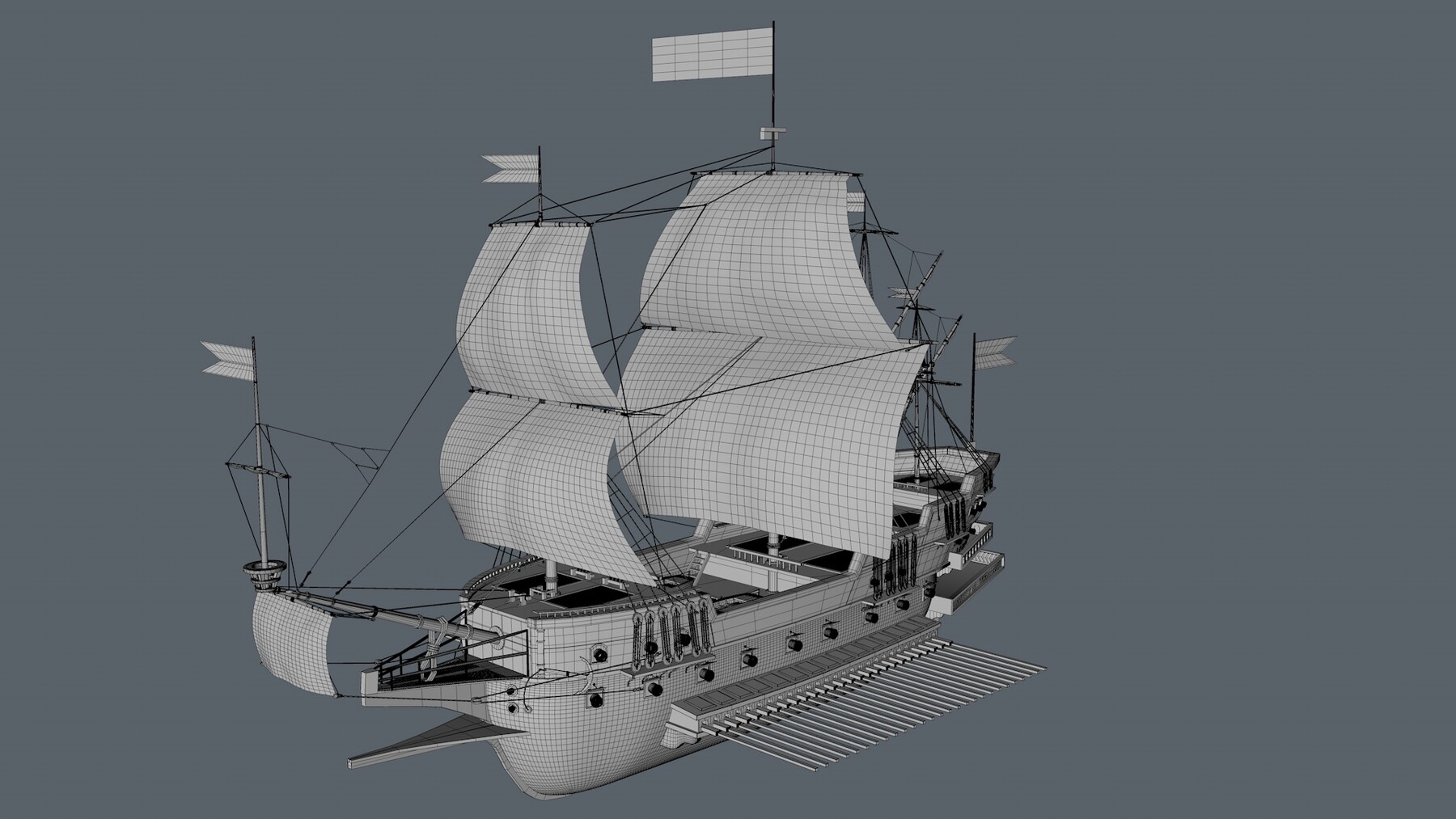ArtStation - Galleon Model | Resources