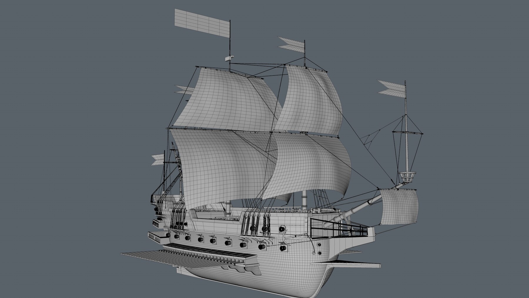 ArtStation - Galleon Model | Resources