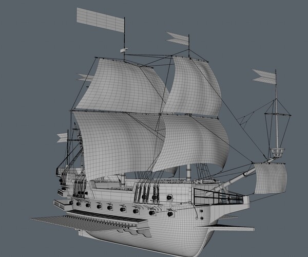ArtStation - Galleon Model | Resources