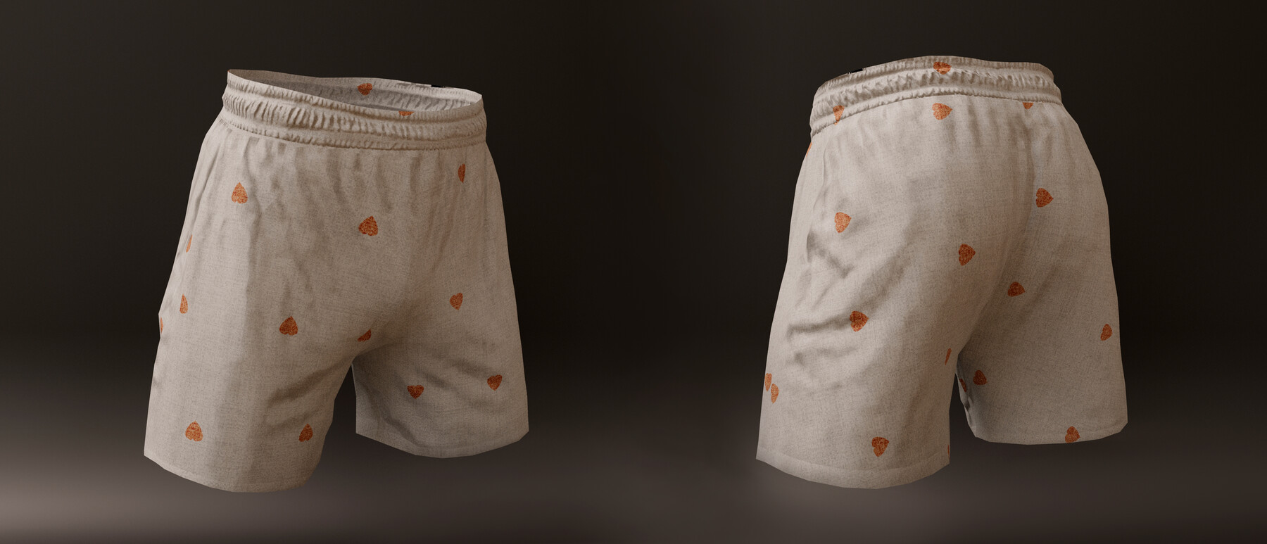 ArtStation - Male Underwear: Boxer Shorts | Game Assets