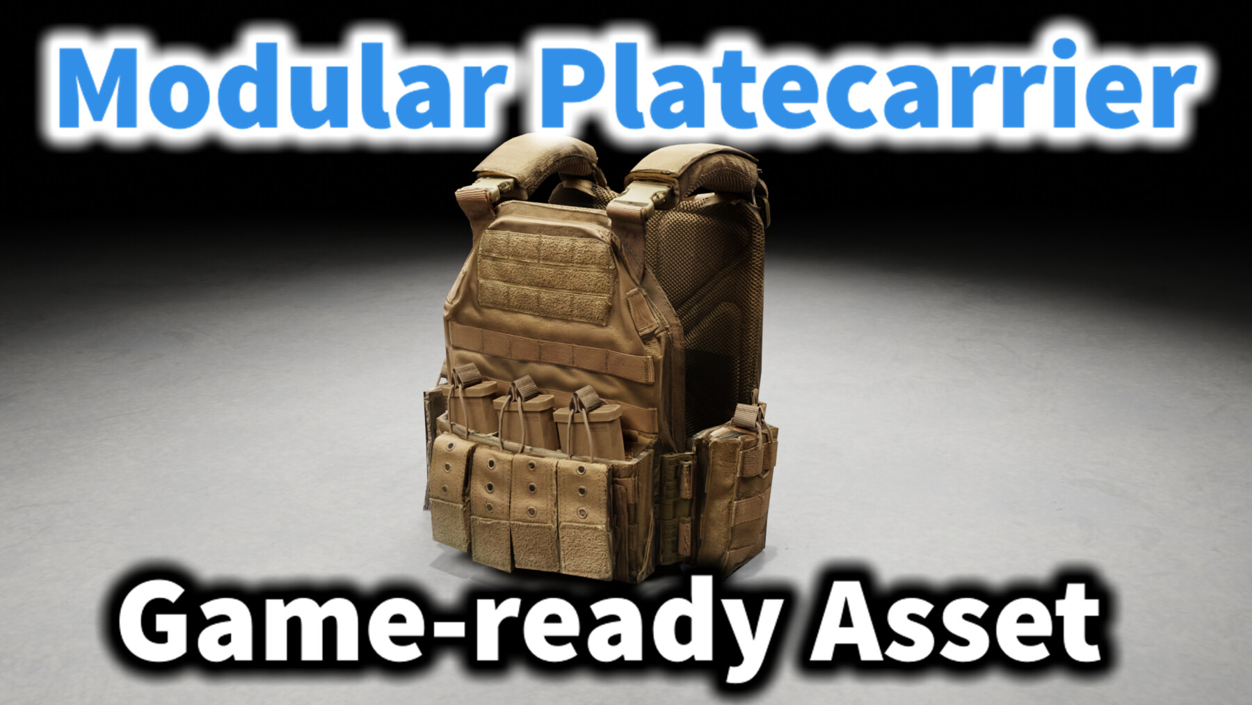 ArtStation - Modular Game-Ready Plate Carrier - Body Armor | Game Assets