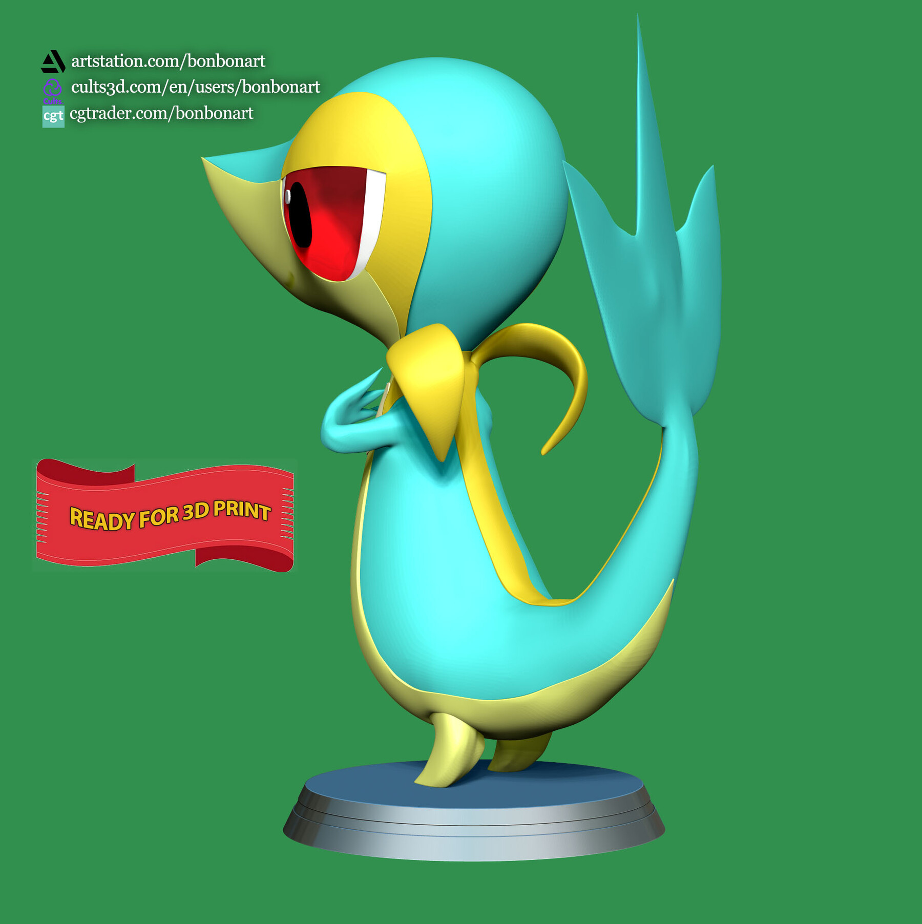 ArtStation - Snivy - Pokemon Go | Resources