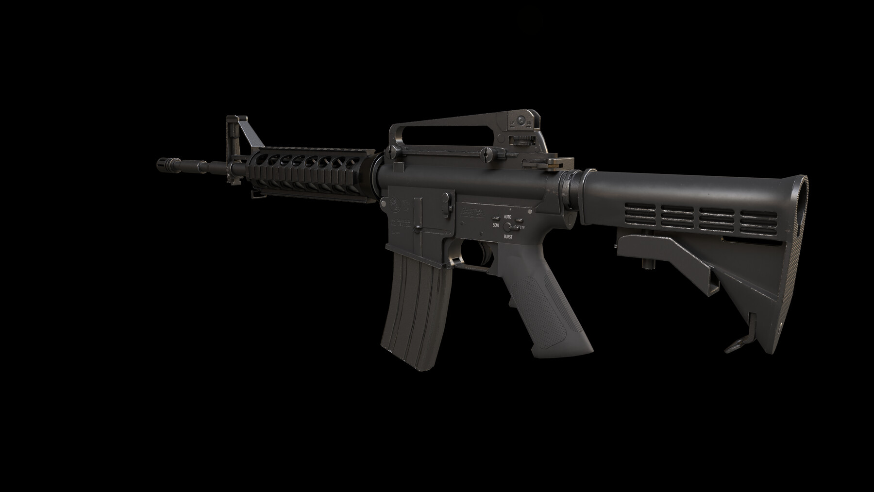 ArtStation - M4 Carbine GameReady Model | Game Assets