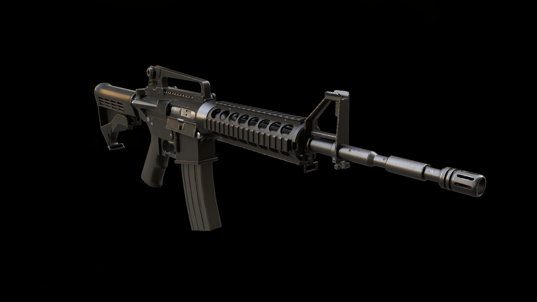 ArtStation - M4 Carbine GameReady Model | Game Assets