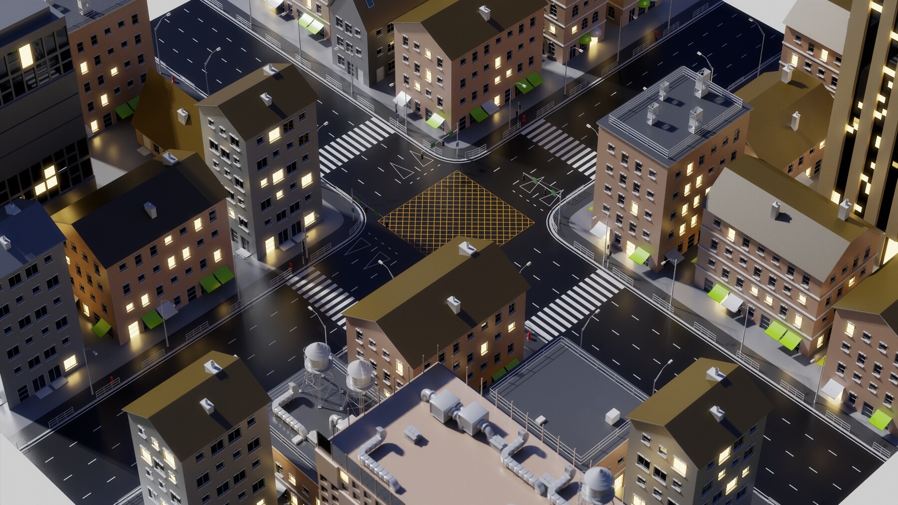 ArtStation - City Block 001 | Resources