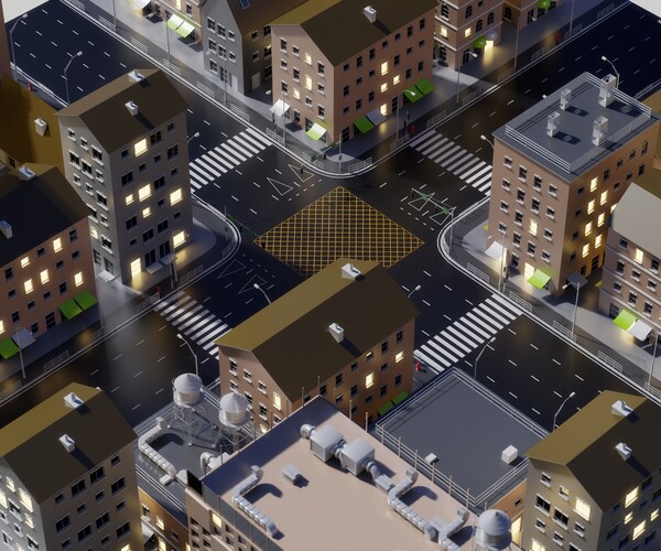 ArtStation - City Block 001 | Resources