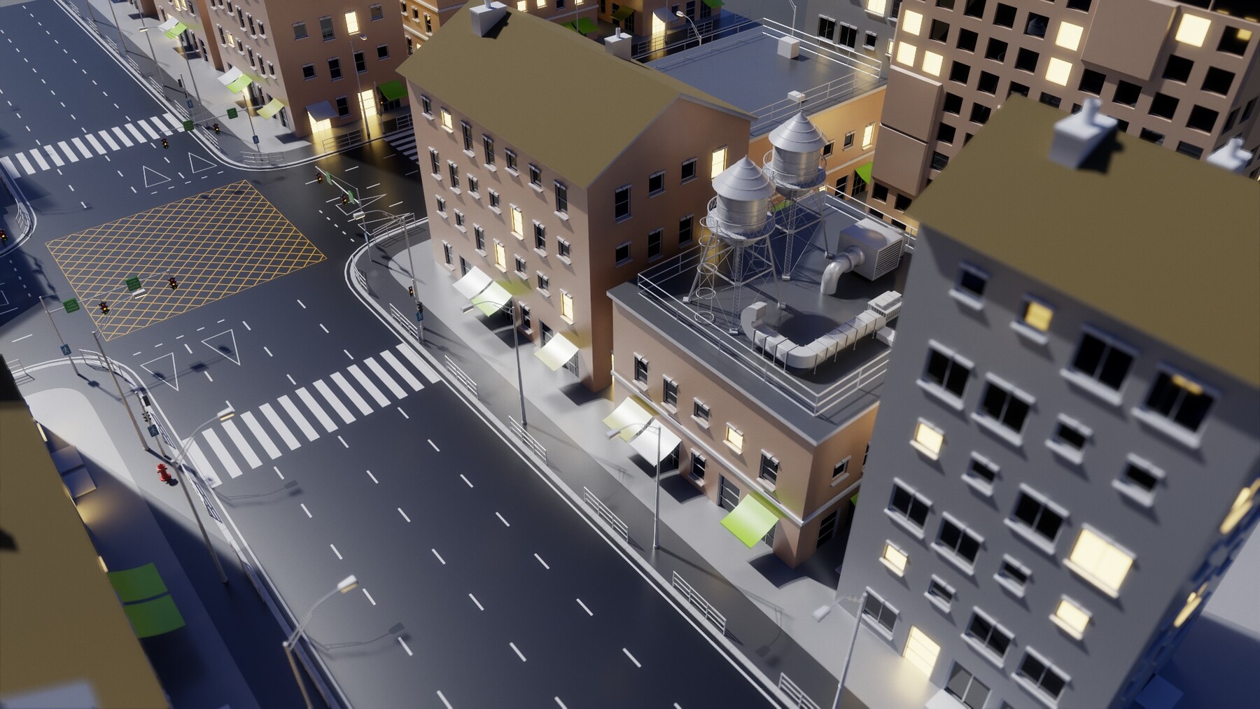 ArtStation - City Block 001 | Resources