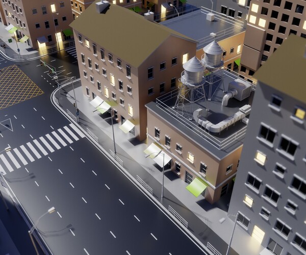 ArtStation - City Block 001 | Resources
