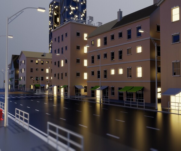 ArtStation - City Block 001 | Resources