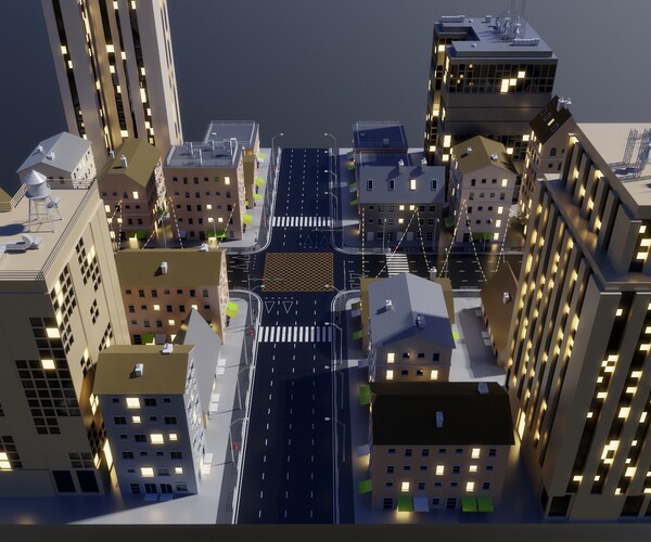 ArtStation - City Block 003 | Resources
