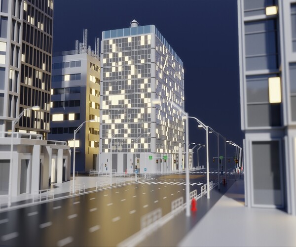 ArtStation - City Block 004 | Resources