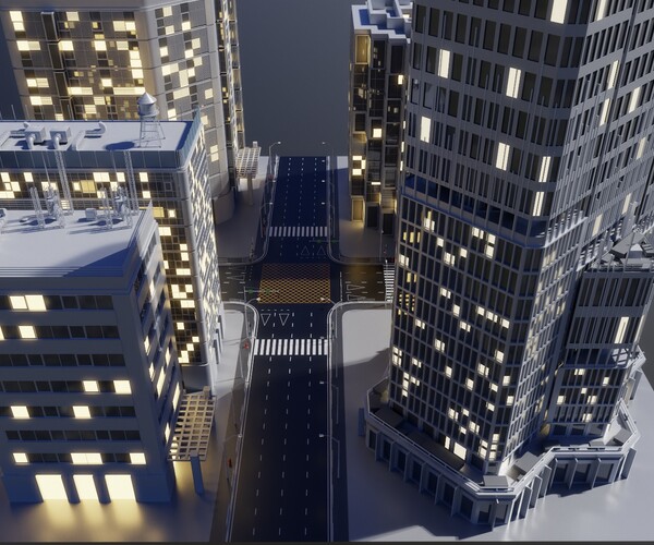 ArtStation - City Block 004 | Resources