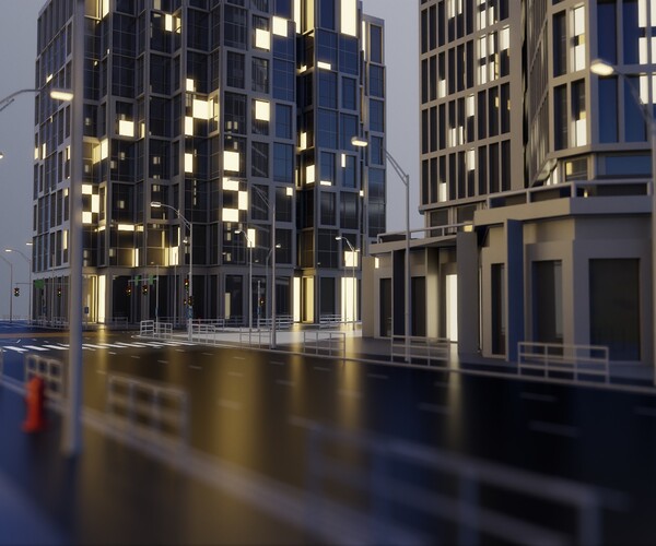 ArtStation - City Block 004 | Resources