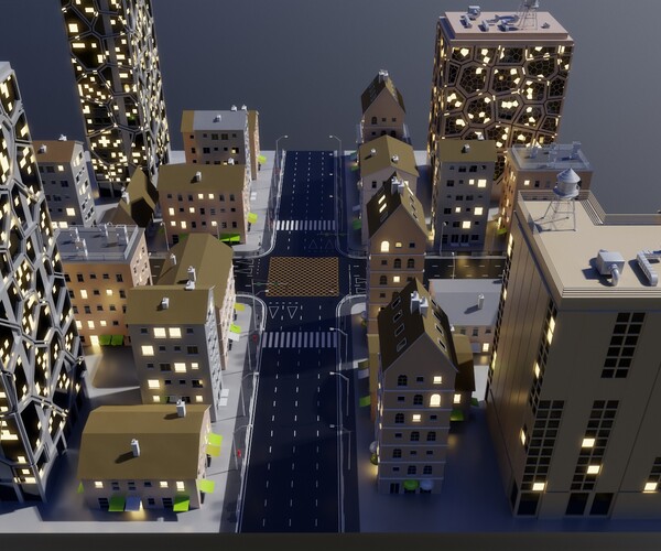 ArtStation - City Block 002 | Resources