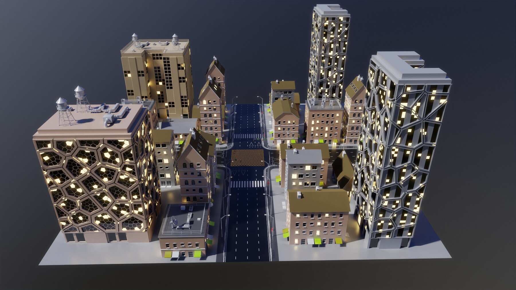 ArtStation - City Block 002 | Resources
