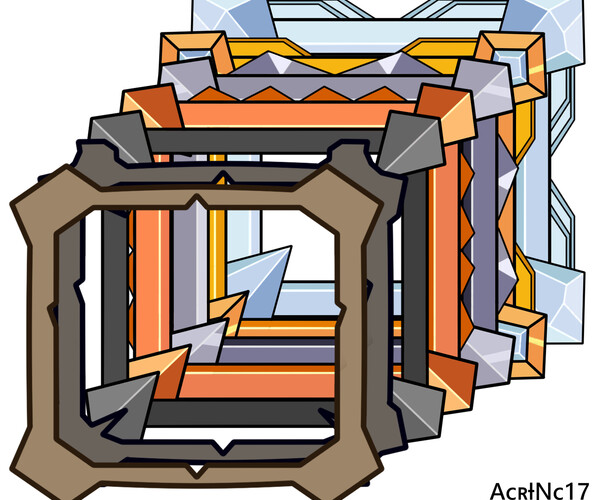 ArtStation - Avatar frame | Game Assets