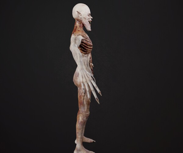 ArtStation - Ghoul Low-poly 3D model | Game Assets