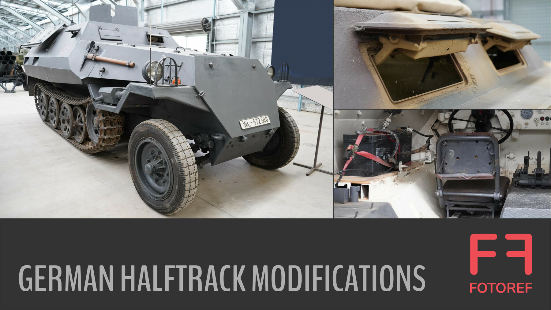 ArtStation - 185 photos of German Halftrack Modifications | Resources