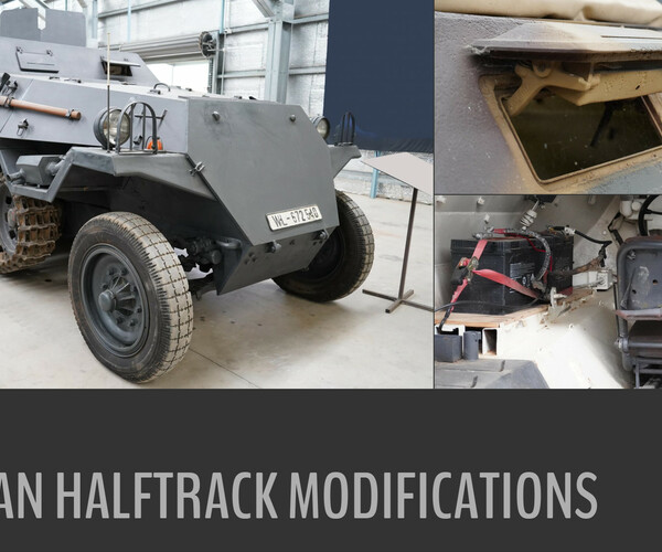 ArtStation - 185 photos of German Halftrack Modifications | Resources
