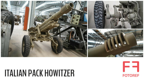 ArtStation - 64 photos of Italian Pack Howitzer | Resources