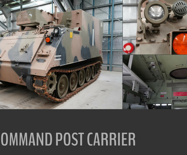 ArtStation - 53 photos of M577 Command Post Carrier | Resources