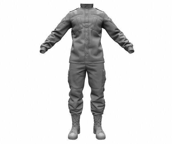 ArtStation - Army Combat Uniform(ACU) High Poly 3d model (ZTL/OBJ ...