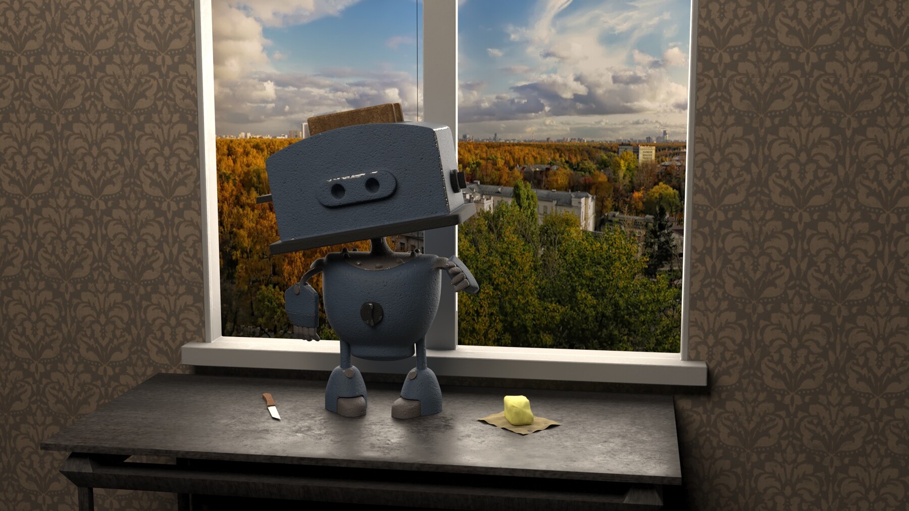 ArtStation - robot toaster | Resources