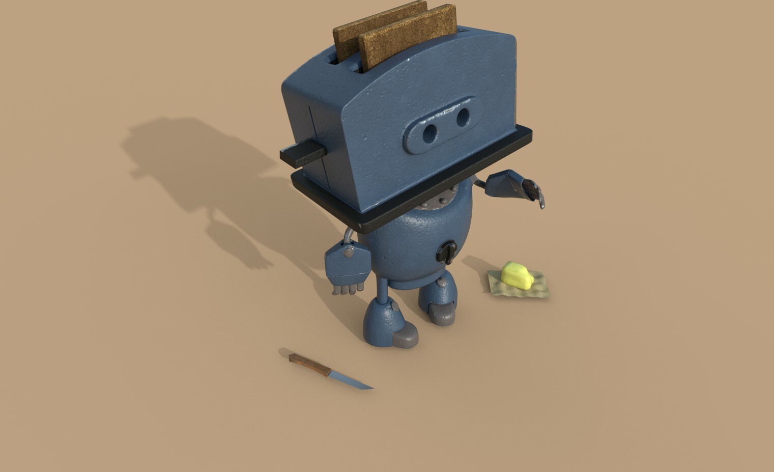 ArtStation - robot toaster | Resources