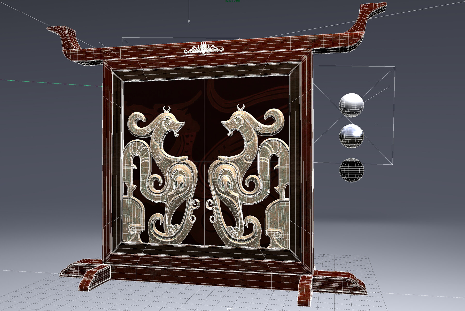 ArtStation - Chinese style screen FF | Resources