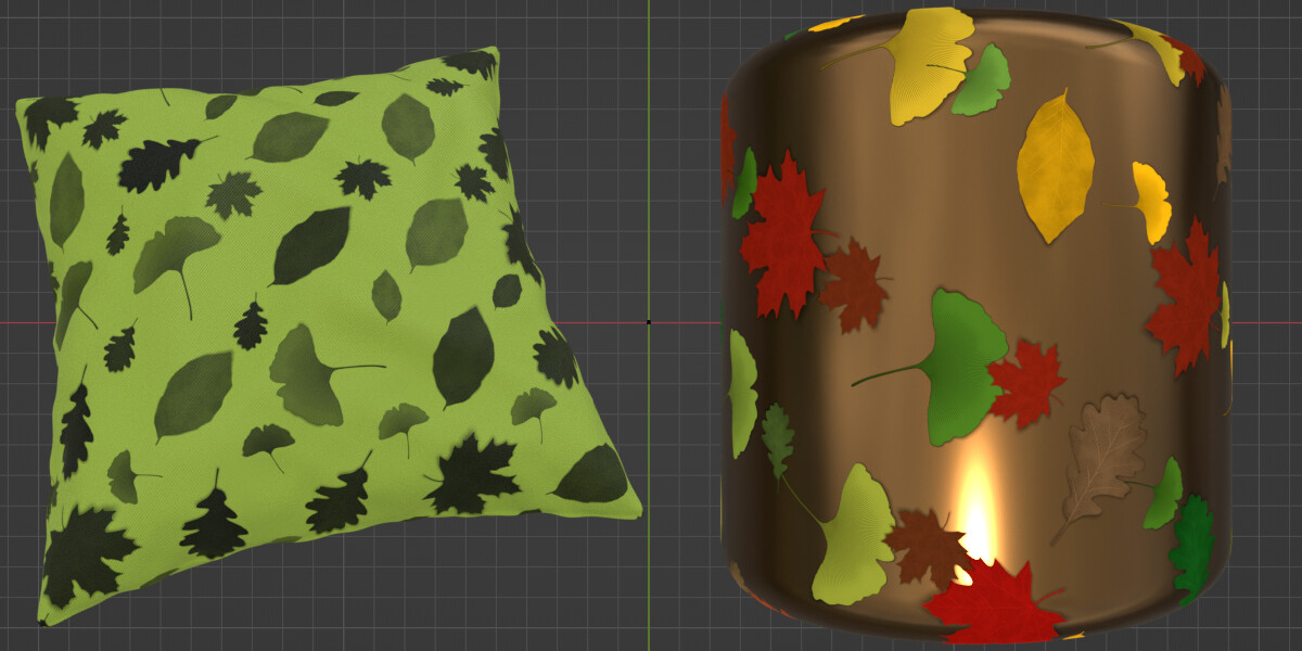 Fertuffo - Semi-procedural Leaves Texture for Blender
