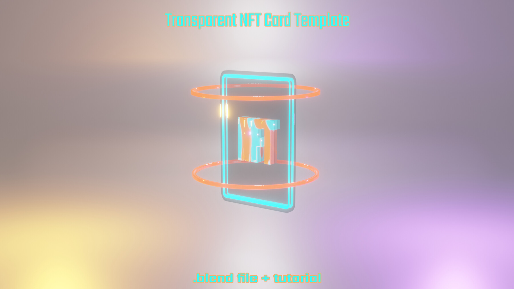 ArtStation - Transparent NFT Card Template | Resources