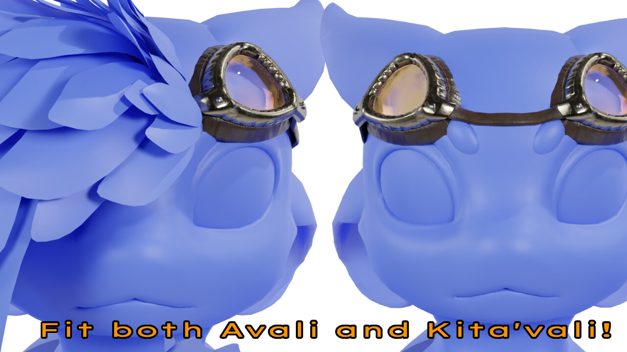 ArtStation - Avali PBR goggles! | Game Assets