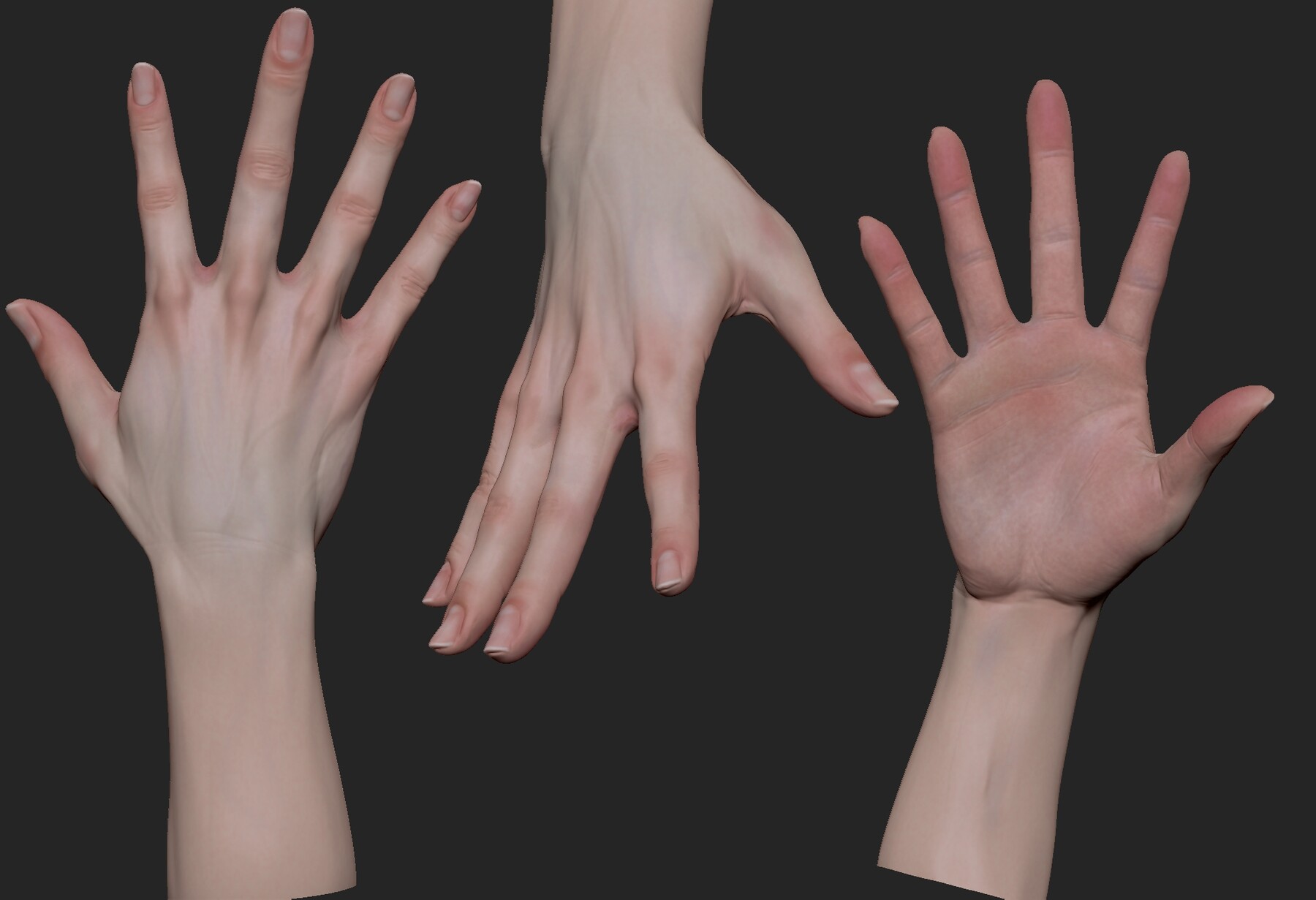 ArtStation - Neutral Hand Tutorial Woman | Tutorials