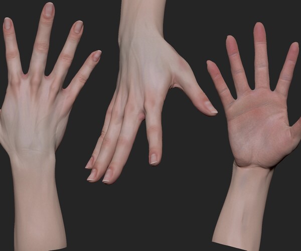 ArtStation - Neutral Hand Tutorial Woman | Tutorials