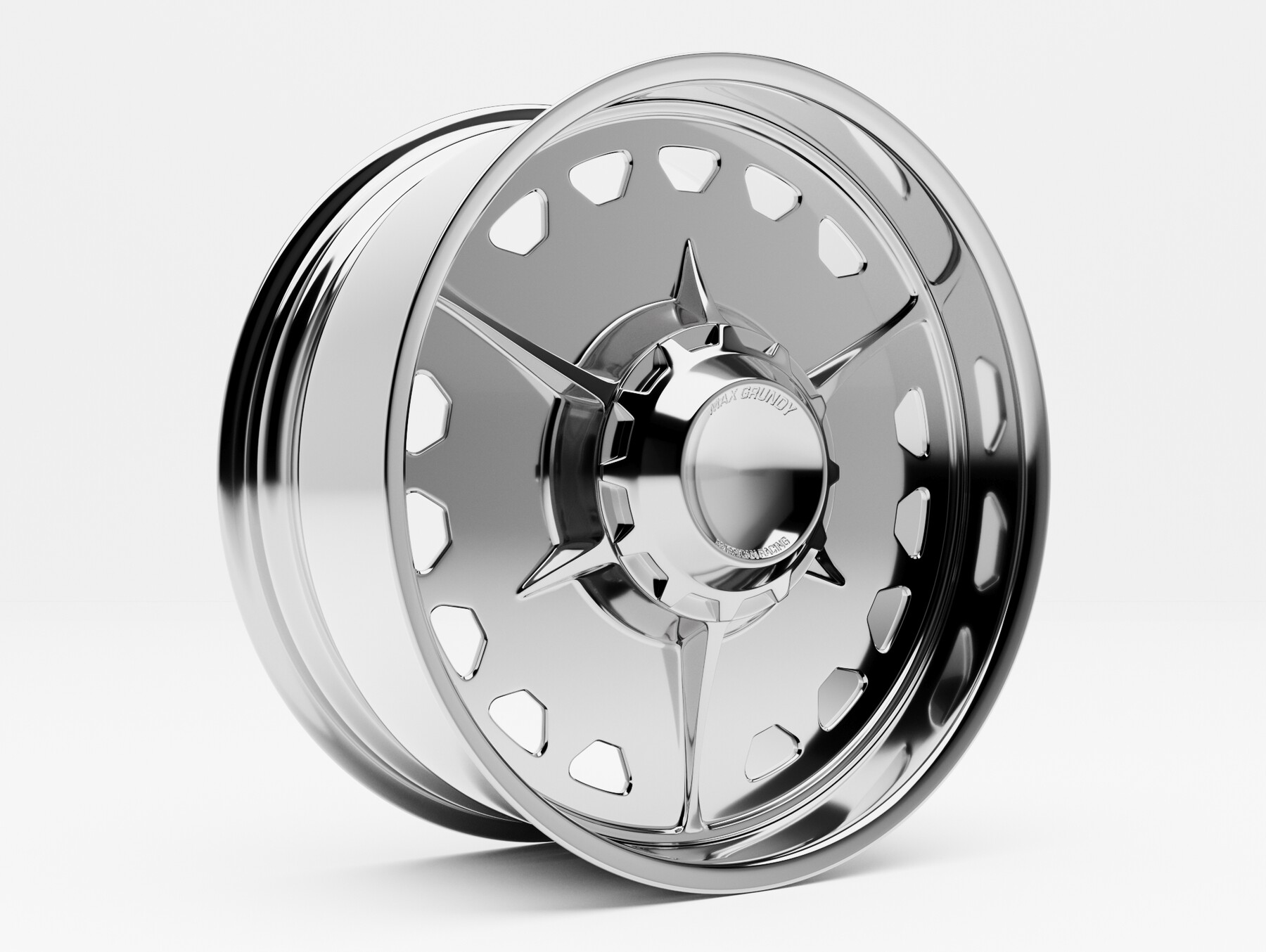 ArtStation - American Racing Stella Wheel | Game Assets