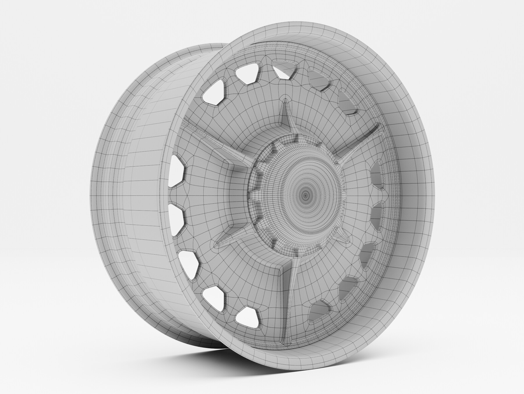 ArtStation - American Racing Stella Wheel | Game Assets