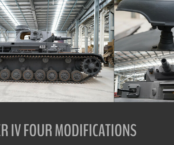 ArtStation - 269 photos of Panzer IV Four Modifications | Resources