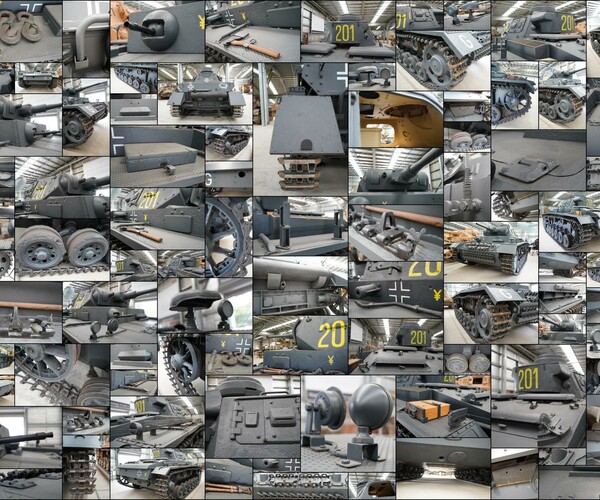 ArtStation - 269 photos of Panzer IV Four Modifications | Resources