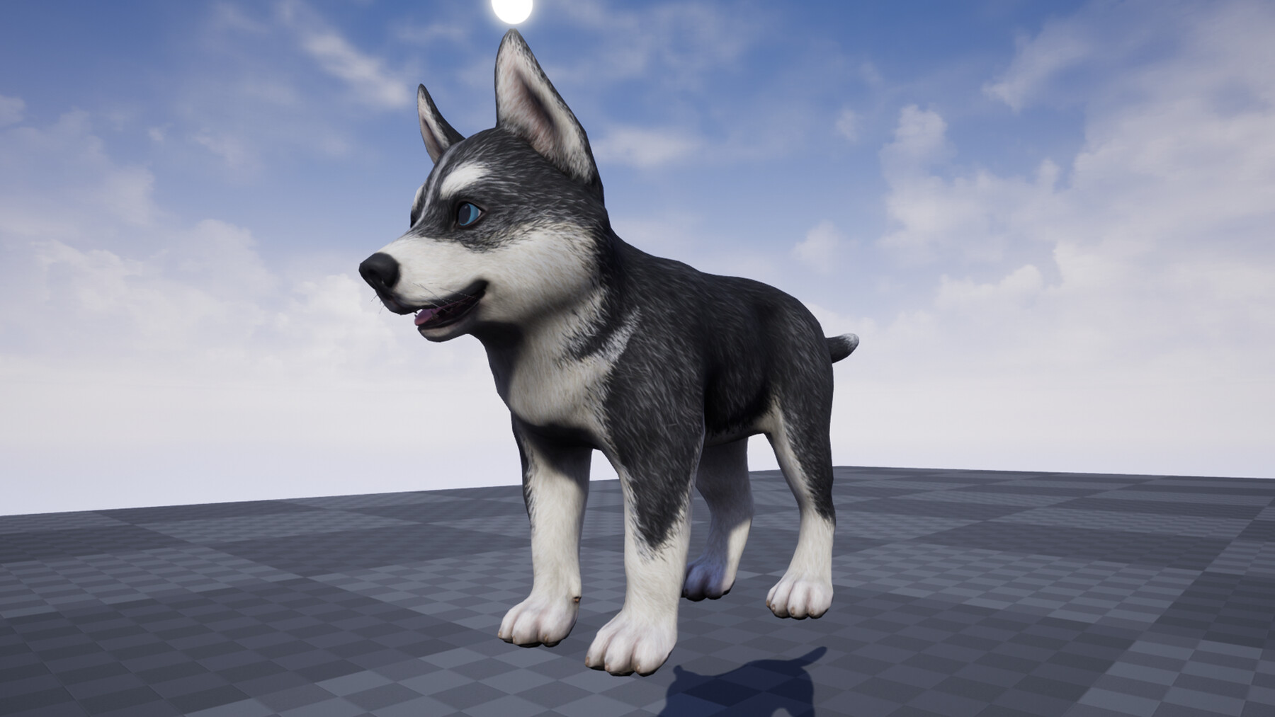 ArtStation - Puppy - Husky | Game Assets