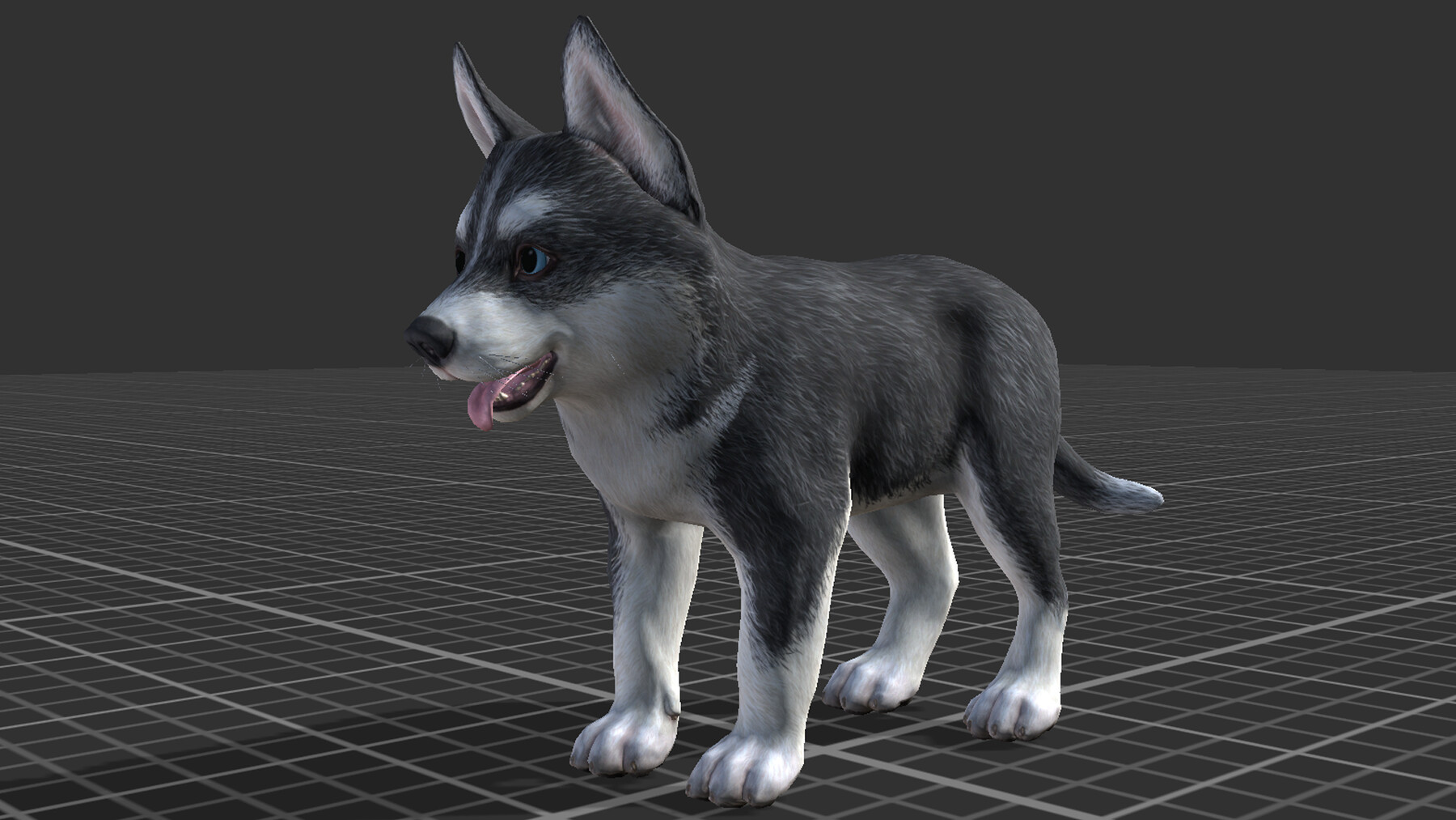 ArtStation - Puppy - Husky | Game Assets