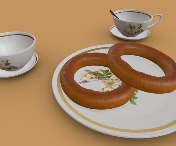ArtStation - Tea for two and two for tea... | Game Assets