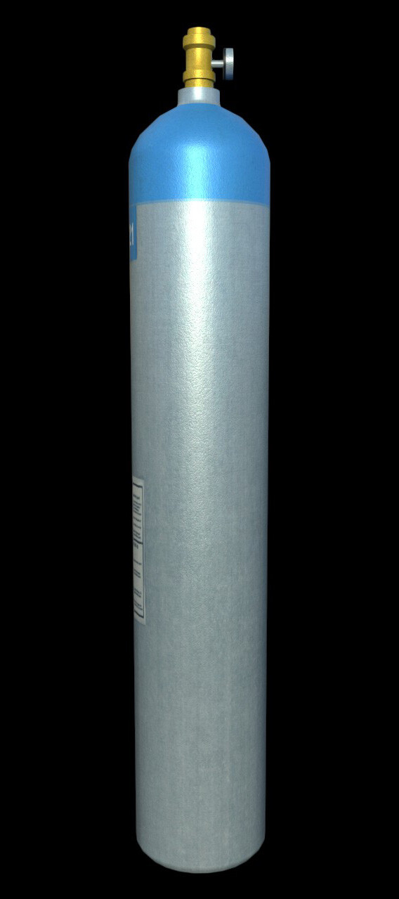 ArtStation - Oxygen Tank - PBR - Textured | Game Assets