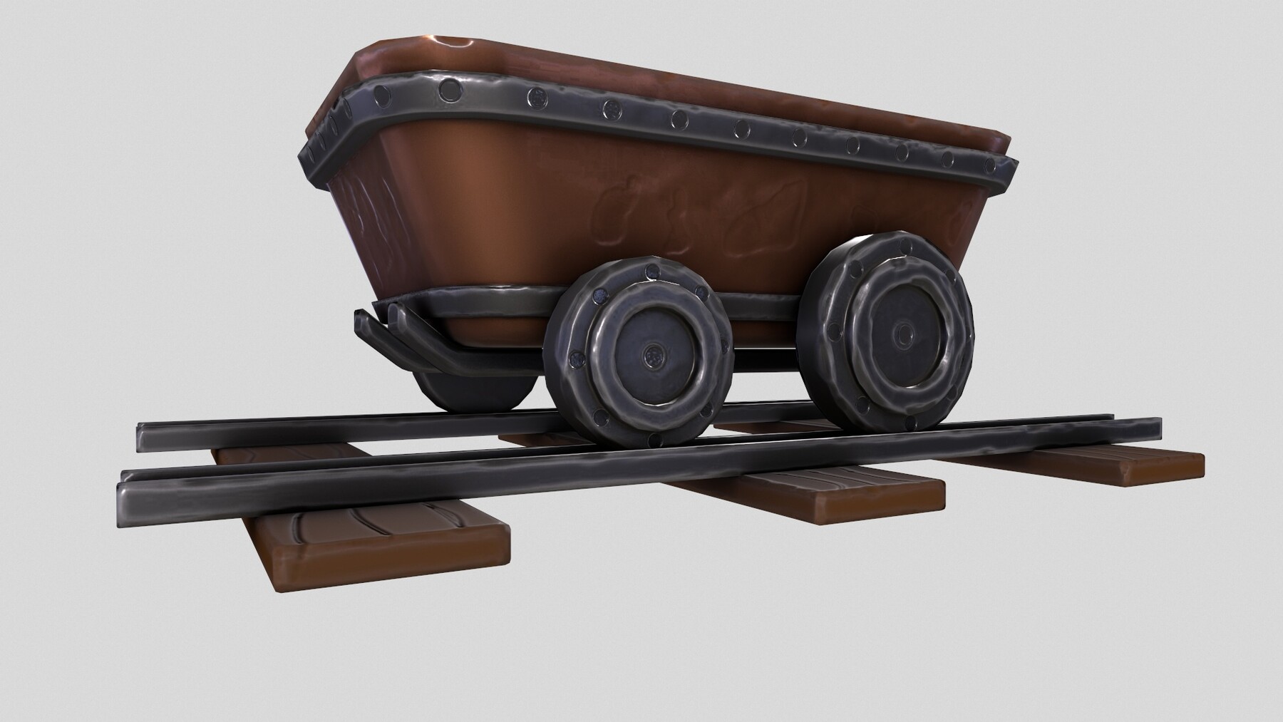 ArtStation - Stylized MineCart | Game Assets